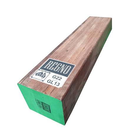 Hardwood Pacific Jarrah / Balata F/J Laminated 90 X 90 Posts - BBS