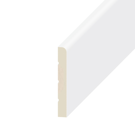 Primed Pine Finger Jointed F/J Pencil Round Profile 90 X 11 White - BBS