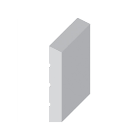 Primed Pine 138 x 18 Top Bevel Finger Jointed F/J White - BBS