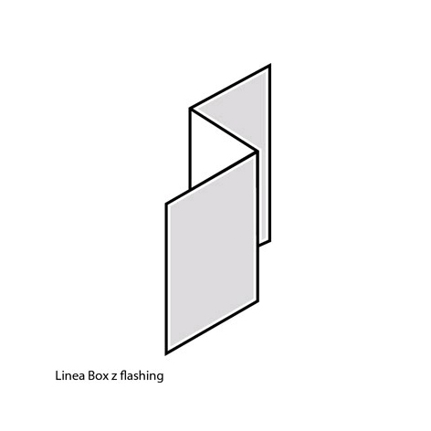 Scyon Linea Pvc Box Corner Z Flashing 2700mm Long