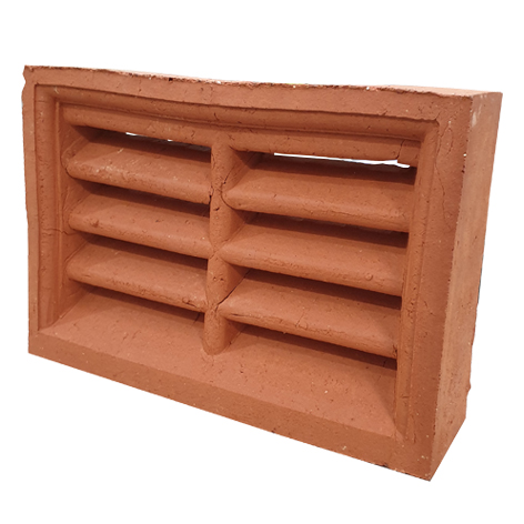 Brick Vent Clay V15 Louvre Red Terracotta 230 x 160 - BBS