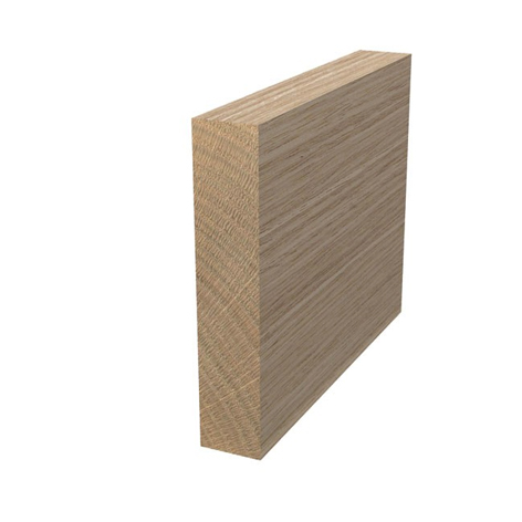 Porta Mouldings 40 x 8 Square Edge Coverstrip DAR 2.4m - BBS