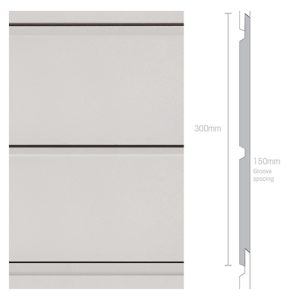 Weathertex Selflok Ecogroove 150mm Smooth 300 x 9.5 x 3660mm - BBS