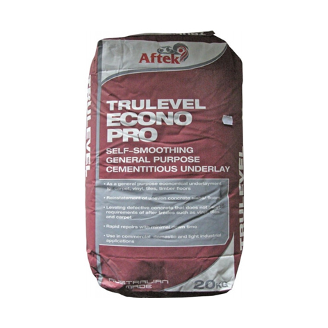 Aftek Trulevel Econo Pro – Cementious Underlay 20KG