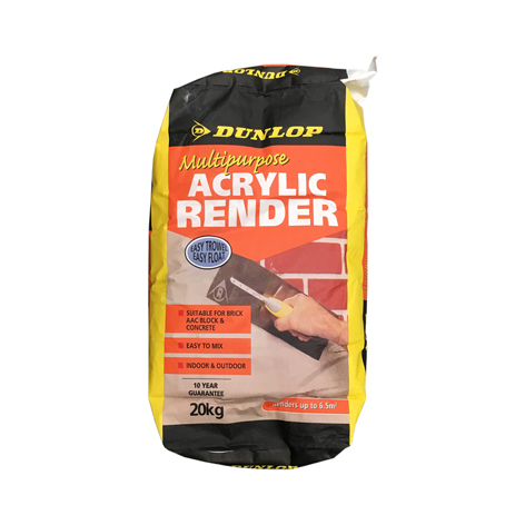 Dunlop Multipurpose Acrylic Render 20kg - BBS