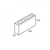 Besser Block Full 390 x 190 x 90 Masonry Concrete Hollow Grey Block