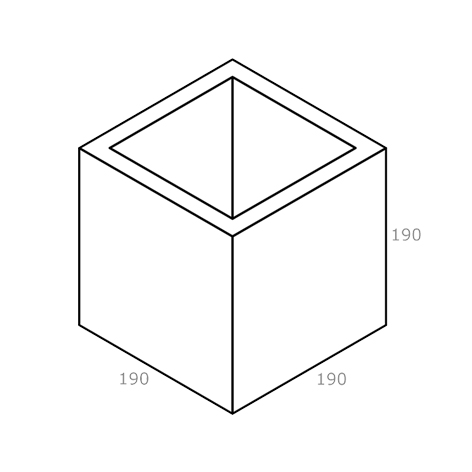 Besser Block Half 190 x 190 x 190 Masonry Concrete Grey Block - BBS