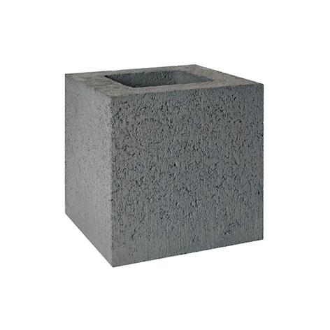 Besser Block Half 190 x 190 x 190 Masonry Concrete Grey Block - BBS