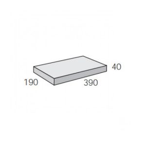 Besser Block Caps 390 x 190 x 40 Masonry Concrete Grey Block - BBS