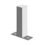 Uni-Pier Post 75 x 75 x 2.5mm Post Stirrup 600mm - BBS