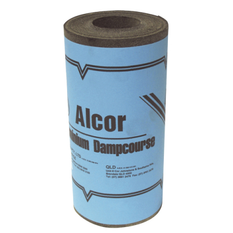 Super Alcor 0.45mm 350mm x 30m Bitumen Coated Dampcourse - BBS