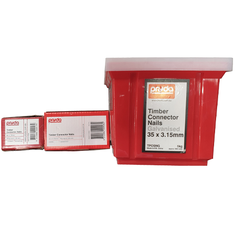 Pryda 35 x 3.15mm Galvanised Timber Connector Nails - BBS