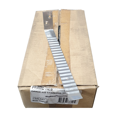 Frame Ties 240mm Stainless Steel Box of 150 Carlray - BBS
