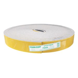 Foamjoint Self Adhesive 75mm x 10mm x 25m Sticky-Back Ableflex VESPOL - BBS