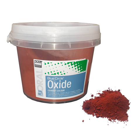 Oxide Red 222 500g Boral Blue Circle - BBS