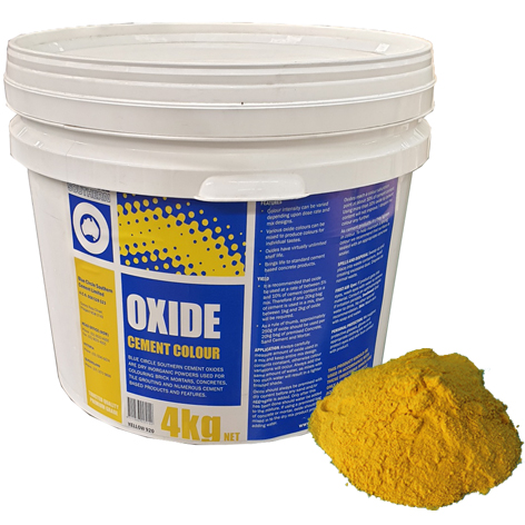 Oxide Yellow 920 4kg Boral Blue Circle - BBS