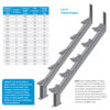 Steel Stair Stringers Galintel Galvanised Various Sizes - BBS
