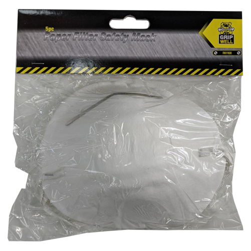 Dust Mask Paper Filter Safety Mask 5 Piece - BBS
