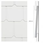 Weathertex Classic Wall Shingles Plus 225 x 9.5 x 1195mm Smooth - BBS