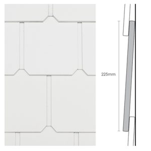 Weathertex Classic Wall Shingles Plus 225 x 9.5 x 1195mm Smooth - BBS