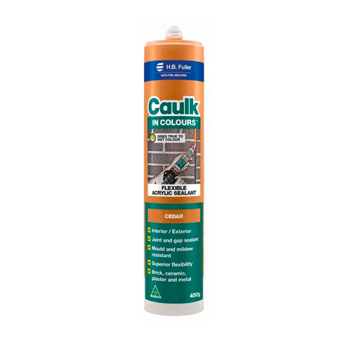 Caulk in Colour Cedar 450g HB Fuller - BBS