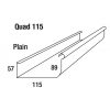 Quad Gutter 115 Hi Front Colorbond - BBS