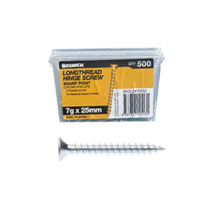 Long Thread Hinge Screws - Blacktown Building Supplies