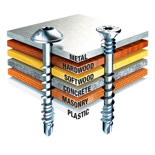 Multi Screws: Bugle Head & Countersunk Screws - BBS
