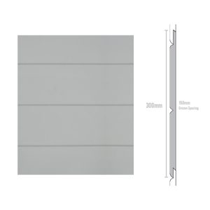 Weathertex Selflok VGroove 150mm Smooth 300 x 3660mm - BBS